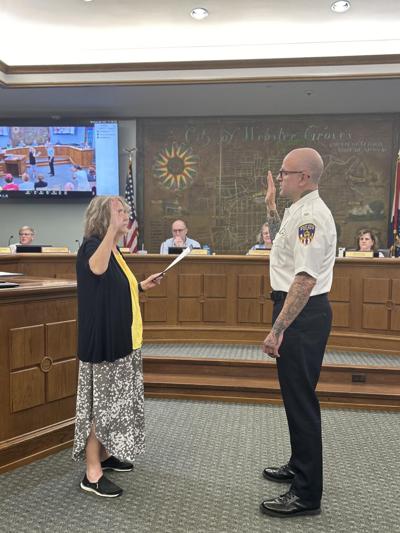 City Council Swears In New Police Chief Acevez | Webster Kirkwood Times ...
