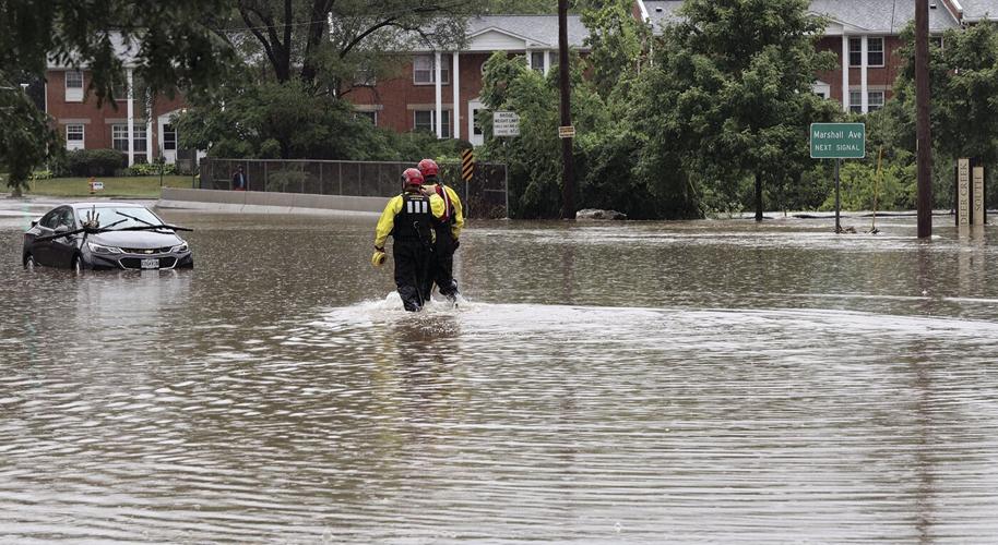 Record Rainfall Causes Flash Flooding In Webster Groves, Rock Hill ...