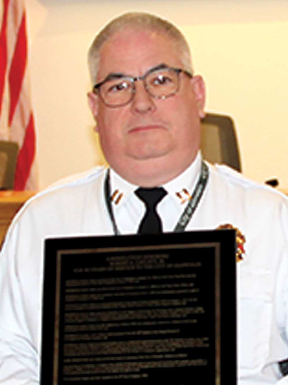 Glendale Honors Captain For 40 Years Of Service | Webster Kirkwood ...