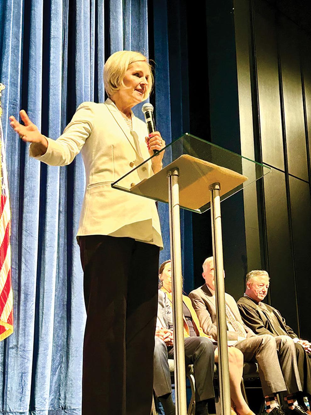 Liz Gibbons, Council Members Take Oaths | Webster Kirkwood Times ...
