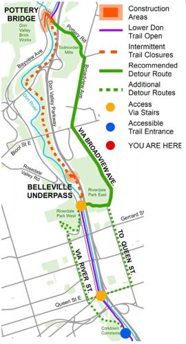 Trail improvement work to begin on Lower Don Trail