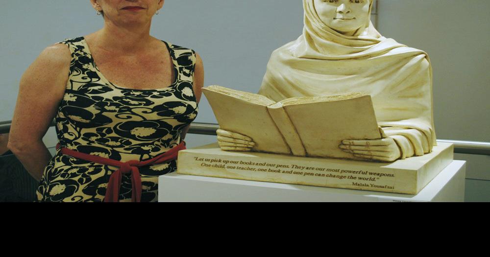 Sculptor Mary Ann Grainger creates piece inspired by Malala Yousafzai ...
