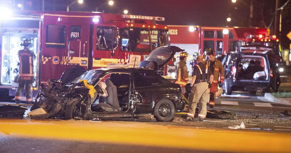 One person dead after three-vehicle crash and Bellamy and Lawrence