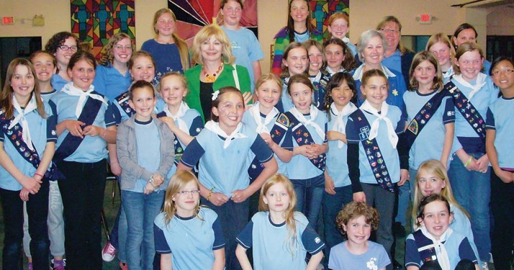 Women politicians give Girl Guides a taste of public life