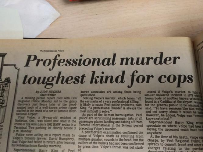 COLD CASE: Toronto mobster 'The Fox' found dead in the trunk of his car