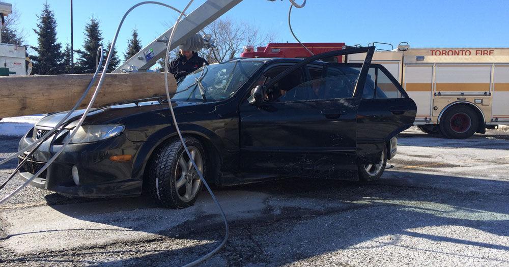 VIDEO: Do you know what to do if hydro wires fall on your car?