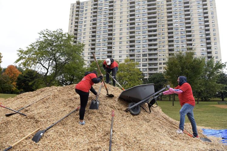 Neighbourhood children help design new playground at Dixon Park