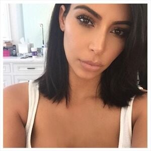 Kim k short hair store