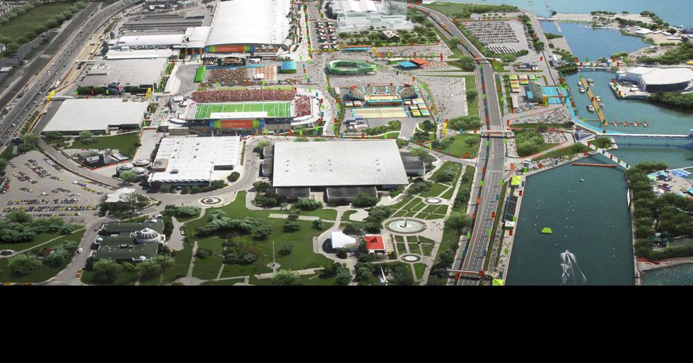 Chevrolet Beach Volleyball Centre comes complete with 3,000 tonnes of ...