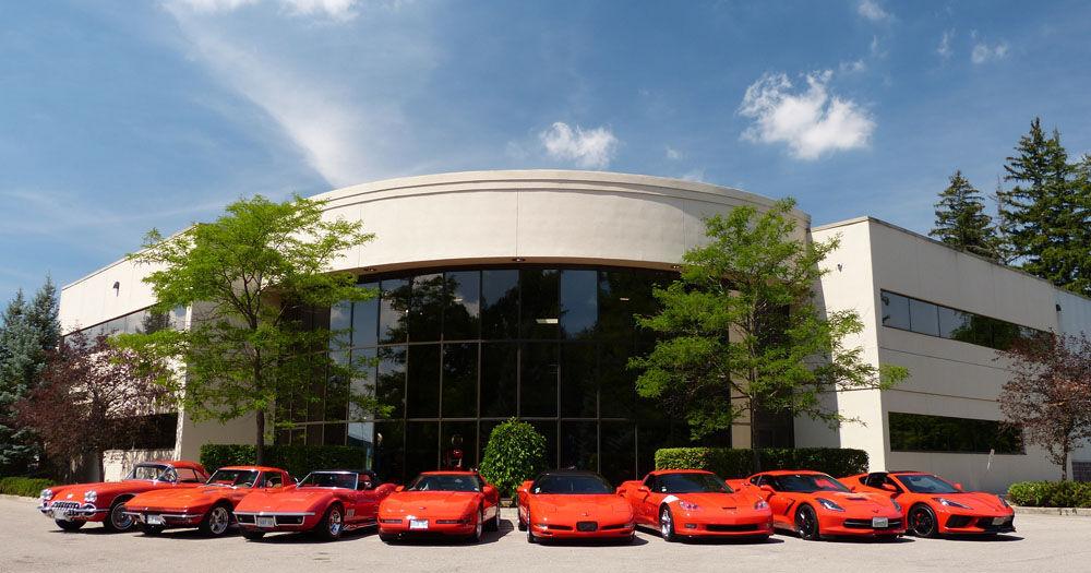 Eight Generations of Corvette.