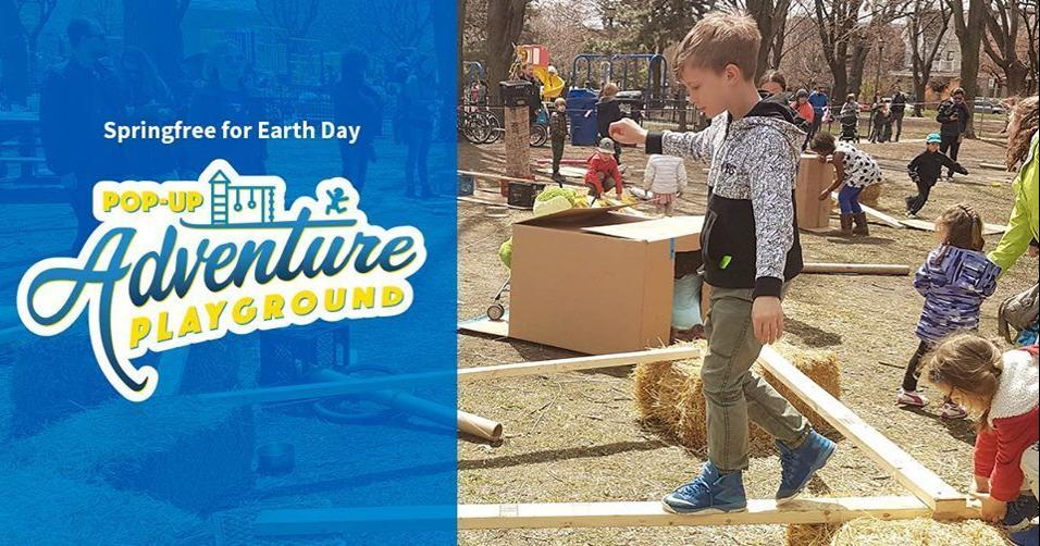 Free kids' Earth Day adventure playground at Trinity-Bellwoods Park ...