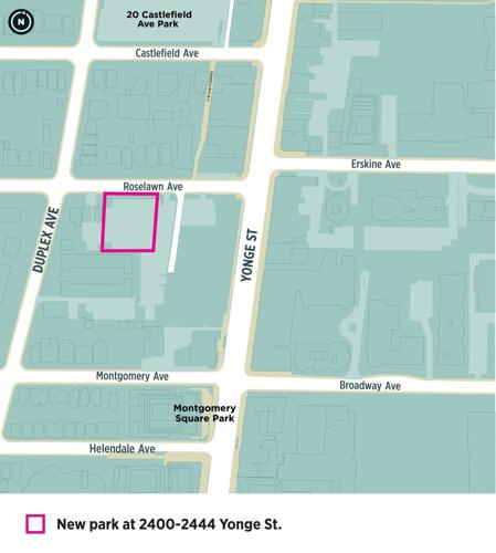 Midtown Toronto getting its largest new park in decades