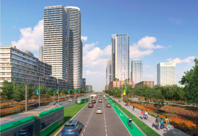 Toronto plans for Eglinton light rail at Don Mills Crossing | Council ...