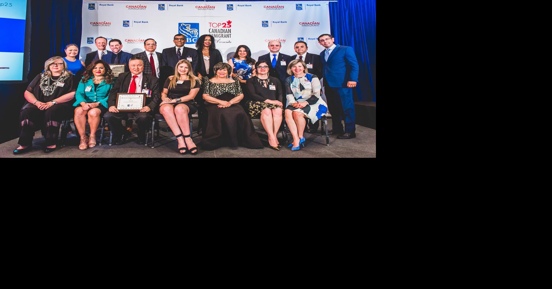 Outstanding citizens honoured at RBC Top 25 Canadian Immigrant Awards
