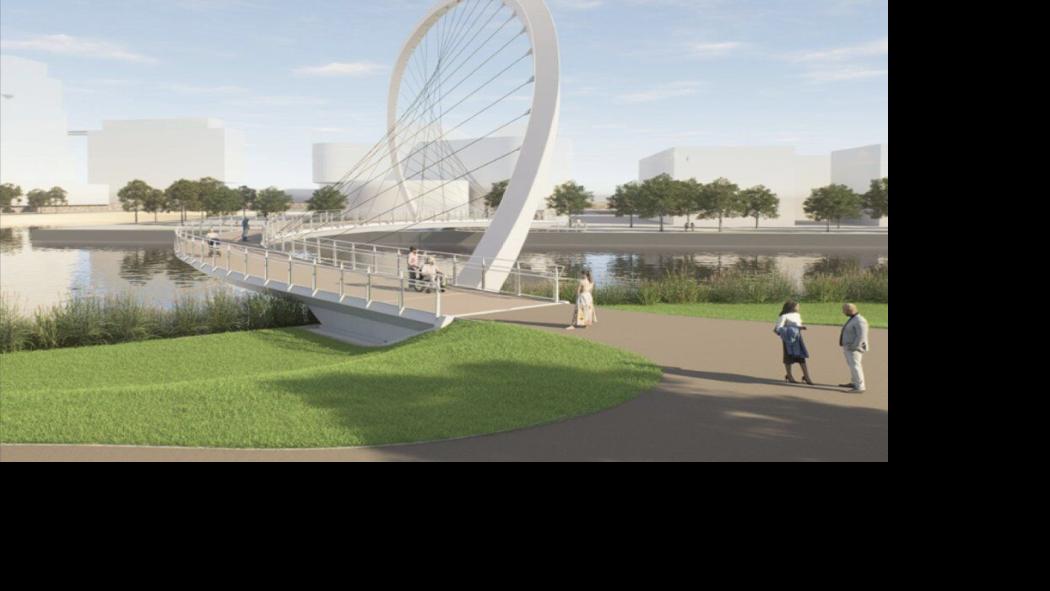 Toronto’s new S-shaped bridge to Ookwemin Minising revealed
