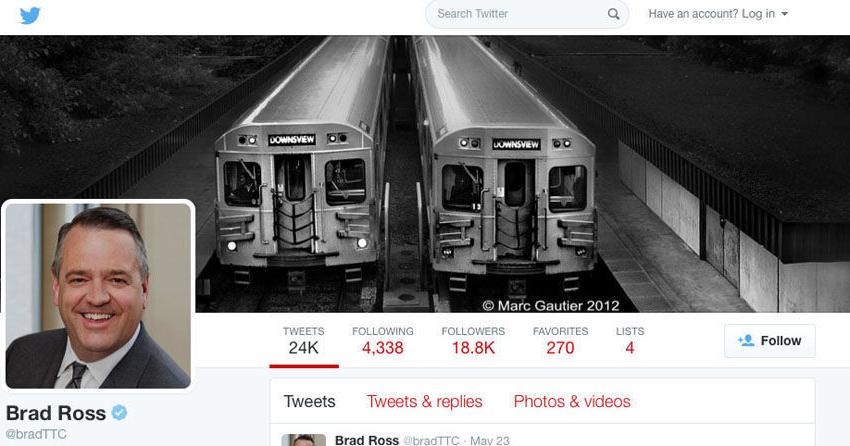 5 essential Toronto transit Twitter accounts