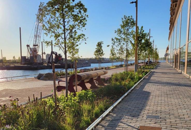 Toronto’s waterfront got a new stretch of walkable promenade