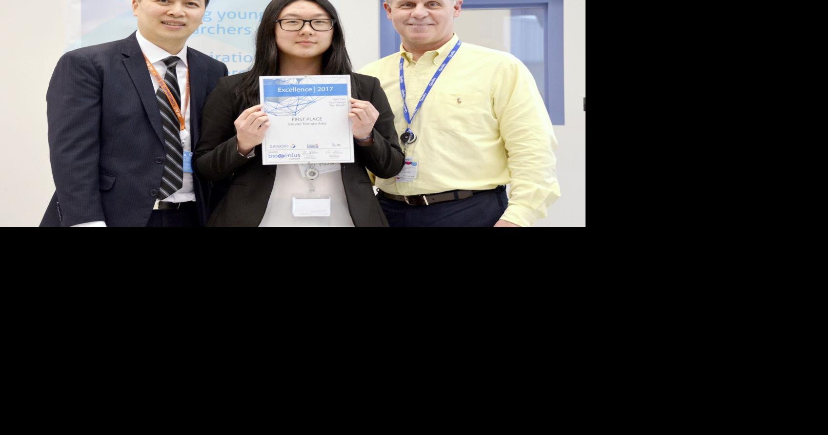 uReport: Jody Mou earns top honours at Sanofi Biogenius Canada