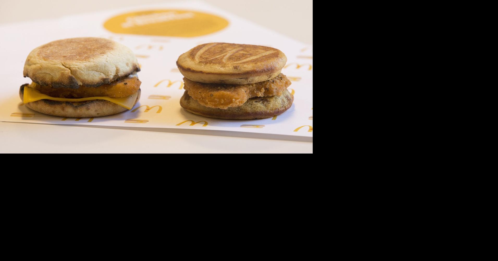 We tried the new chicken breakfast sandwiches at McDonald’s