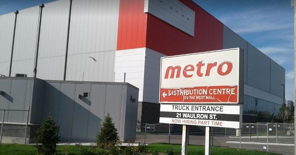 More than 900 workers at central Etobicoke’s Metro food distribution ...