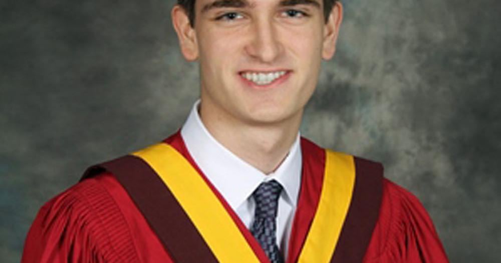 Michael Power/St. Joseph student earns 100 per cent average