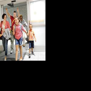 Tabaj family returns home