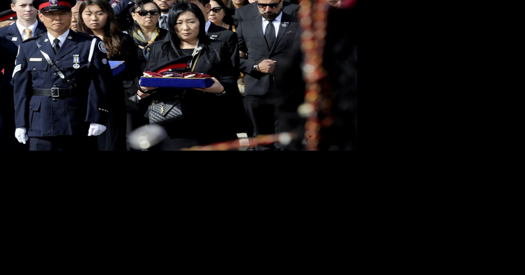 Const. Andrew Hong’s family say goodbye at funeral