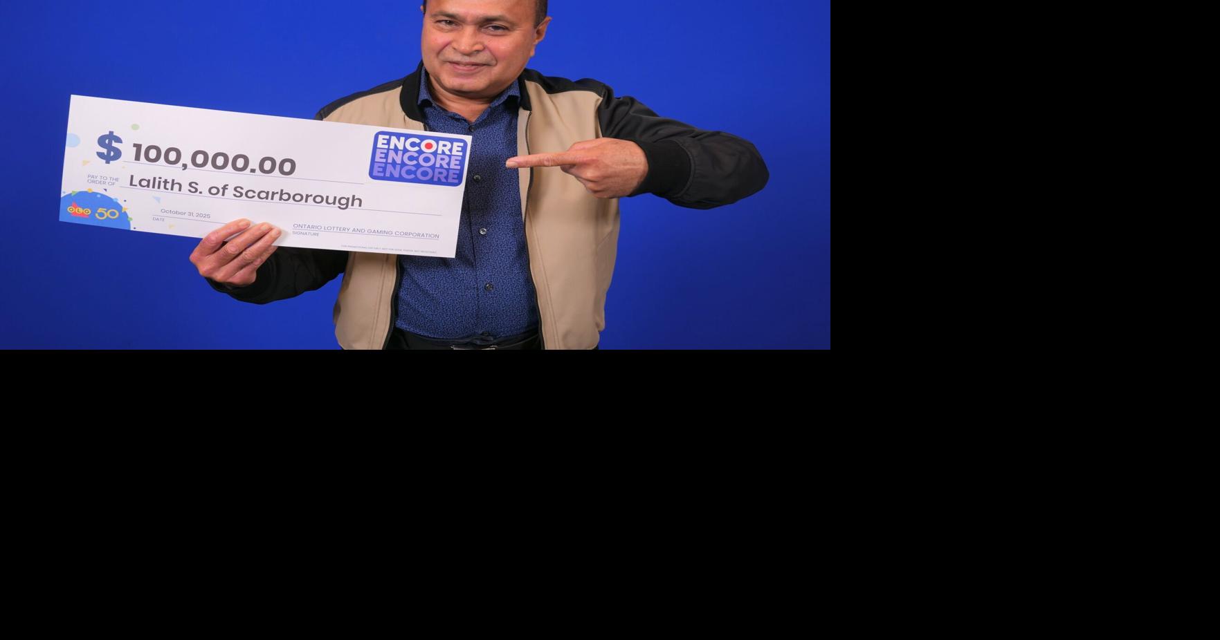 Ontario man wins big with Daily Grand ticket