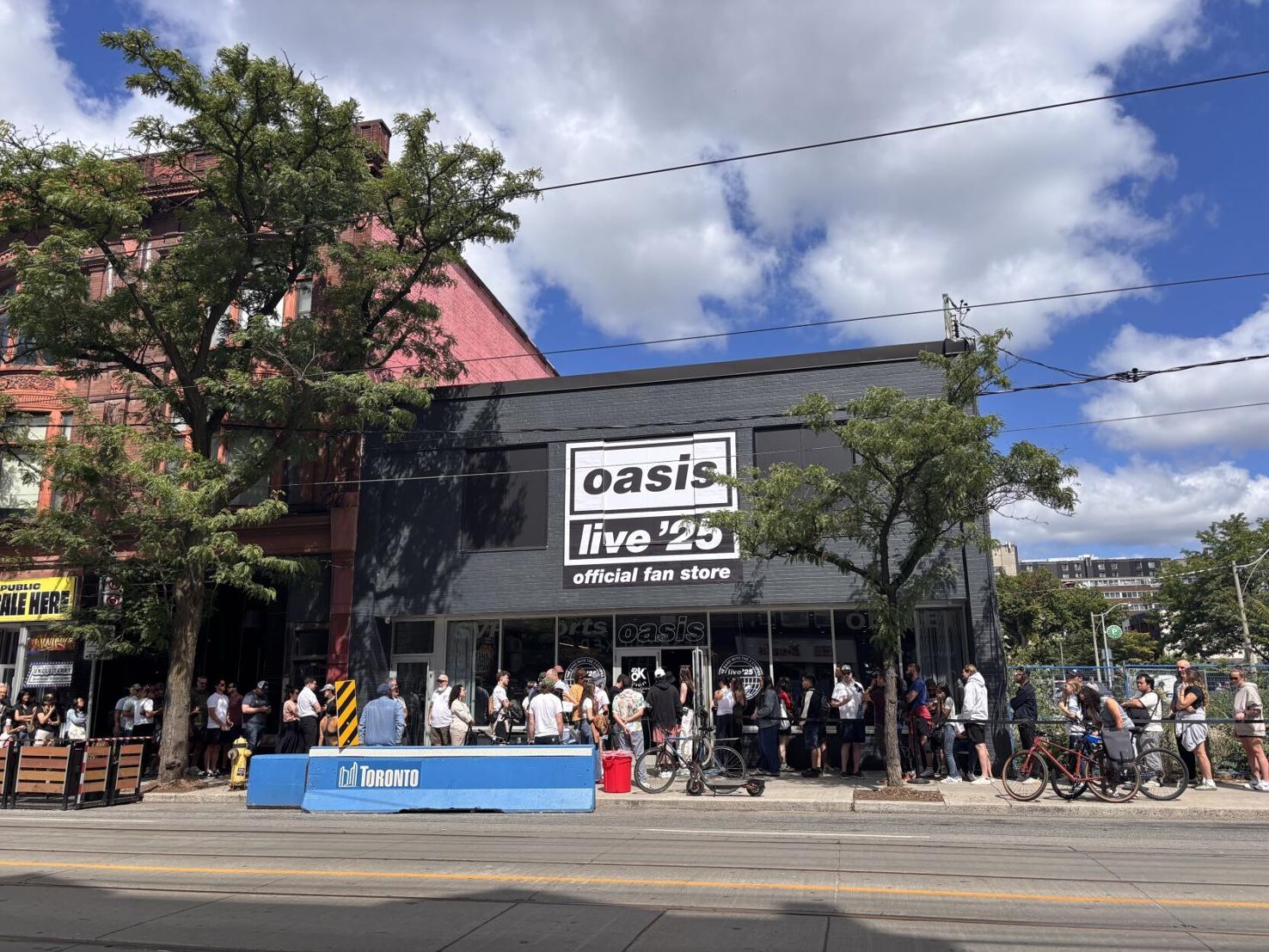 A look at the exclusive merch at Toronto’s Oasis pop-up