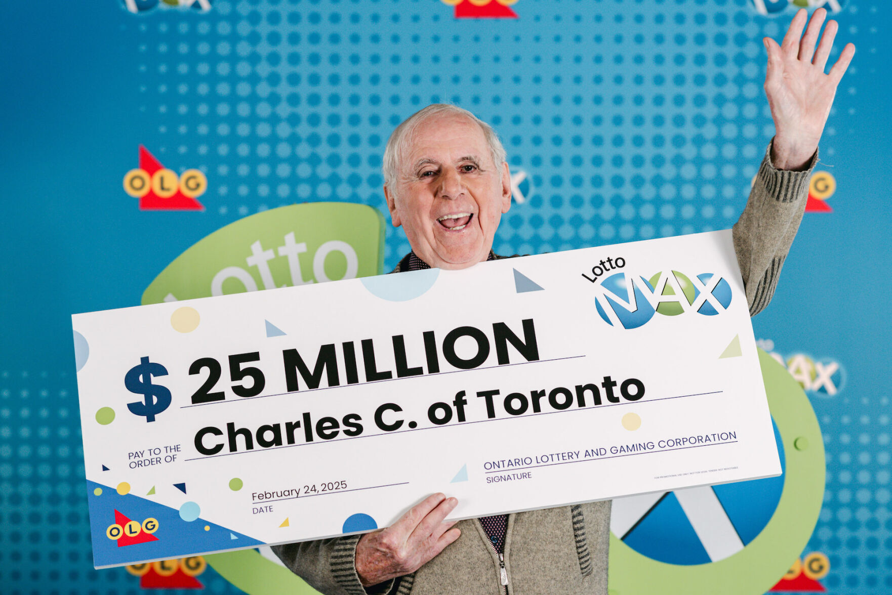 Toronto Order of Canada officer, wins $25 million Lotto Max