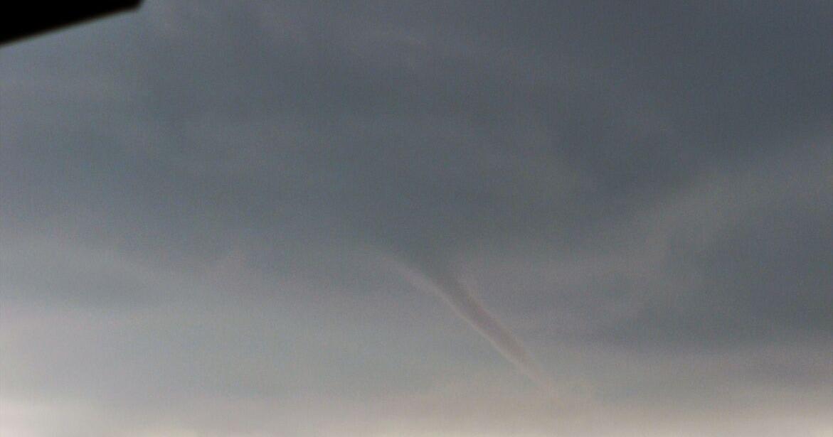 Funnel cloud spotted in Caledon sky