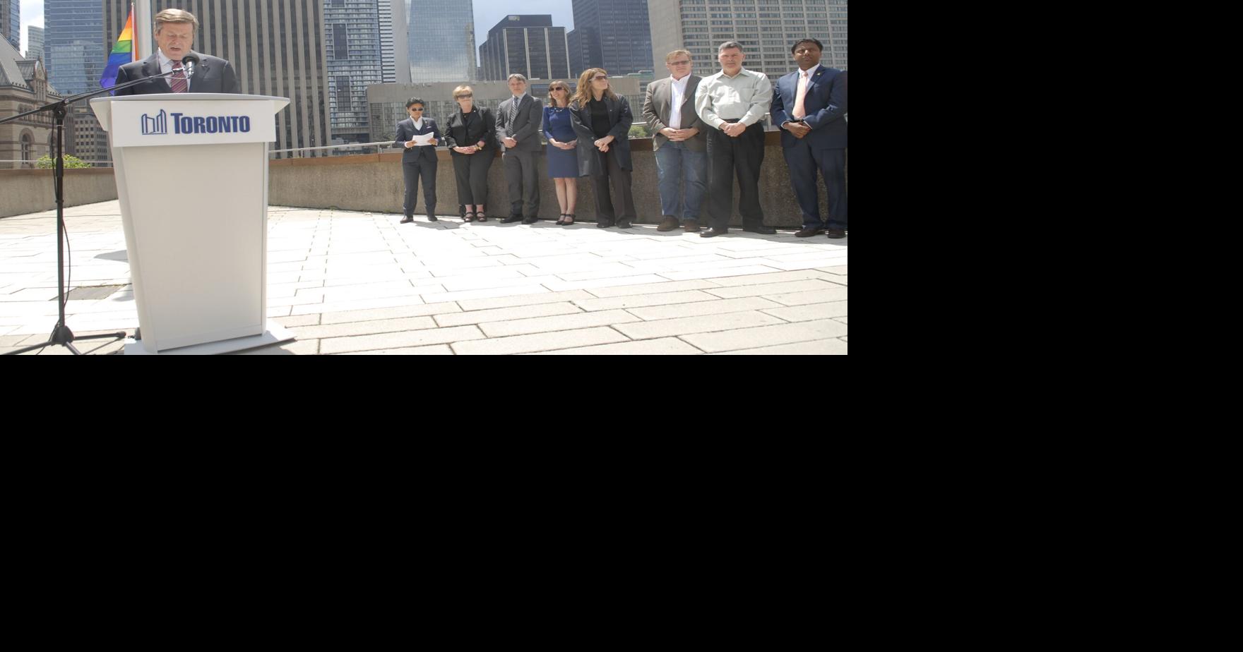 Toronto raises Pride flags days after funding debate | Council ...