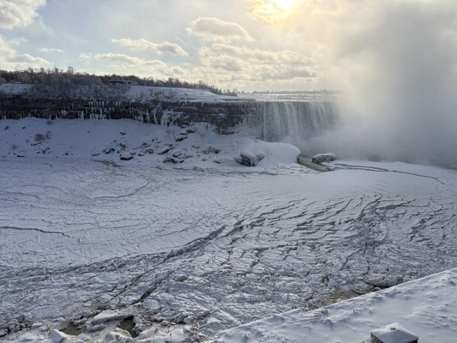 Ontario’s icy Niagara Falls is mesmerizing in the winter