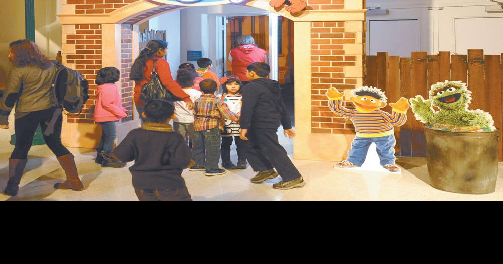 Science Centre Sesame Street exhibit: Youngsters learn about their ...