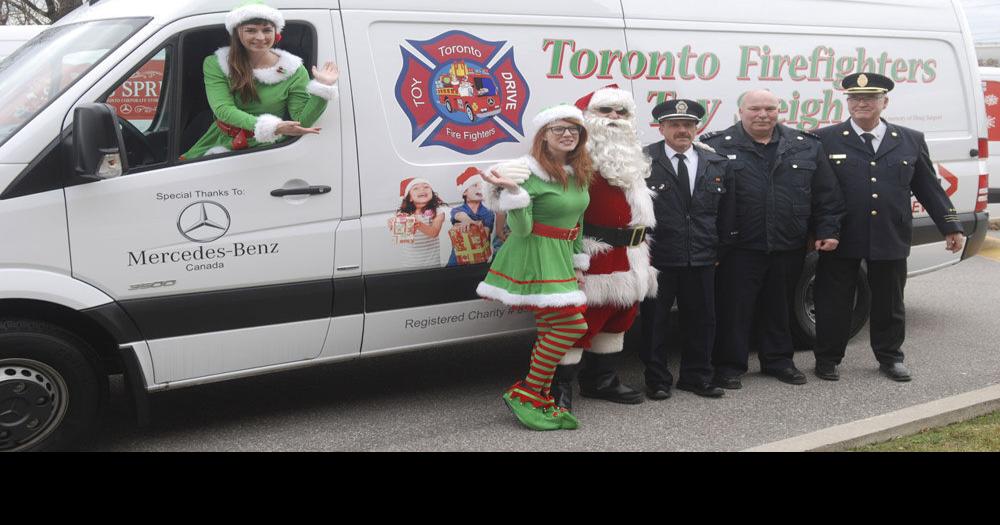 Mercedes-Benz donates toys, Sprinter van to Toronto firefighters ...