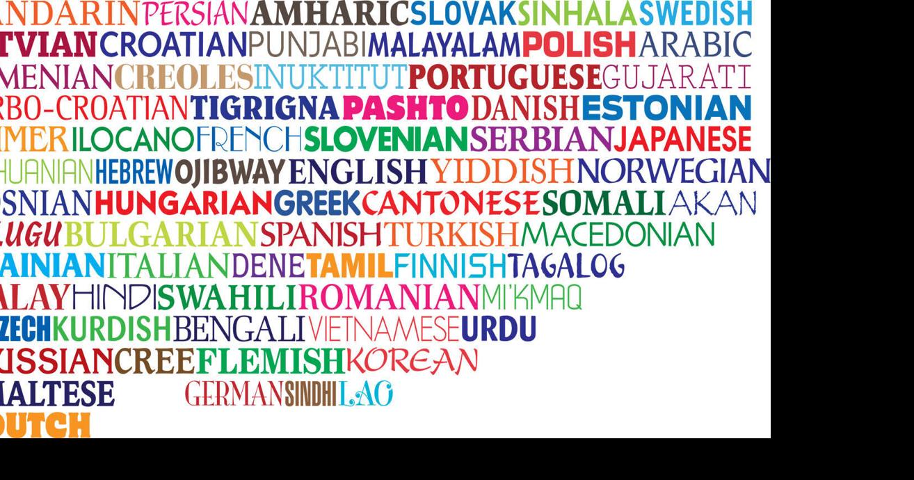 Languages spoken in Toronto