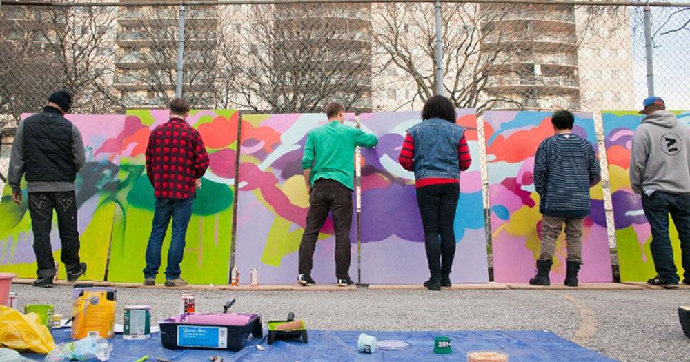 WORKSIGHT project aims to turn construction hoarding into public art