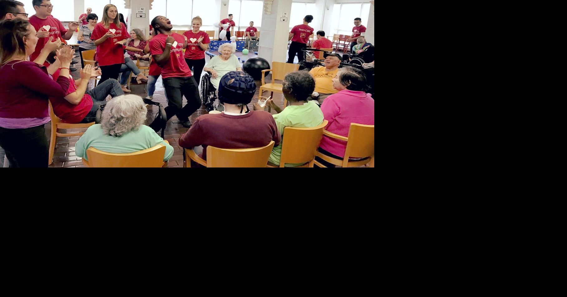 uReport: CIBC employees volunteer at Castle Wychwood Towers