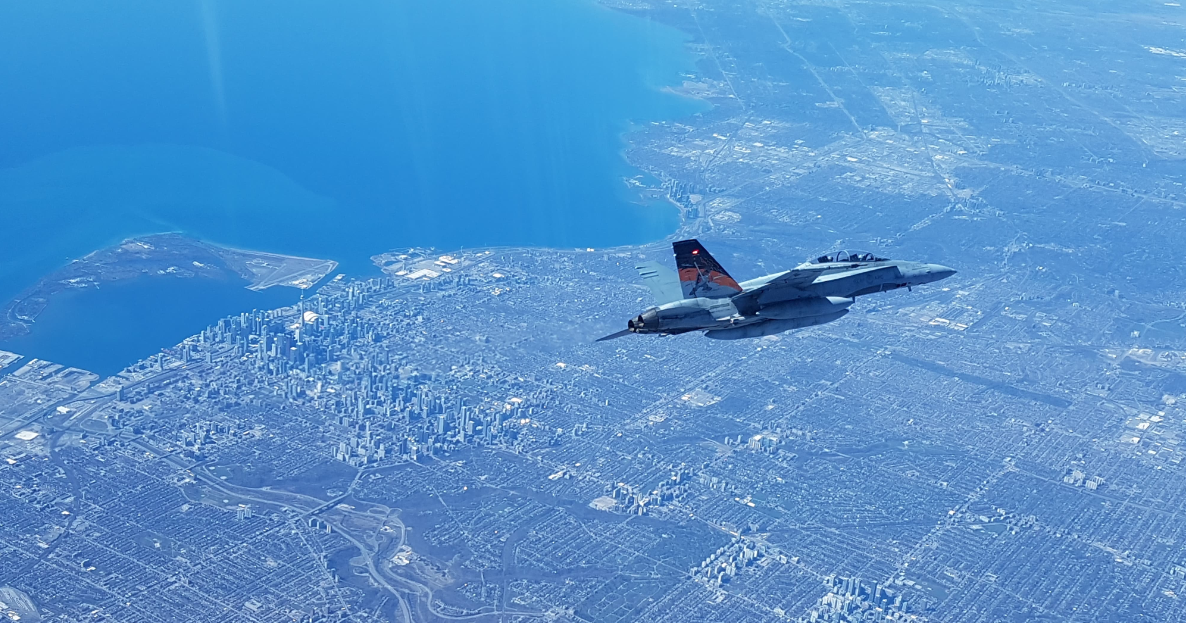 NORAD conducting fighter jet training over Toronto