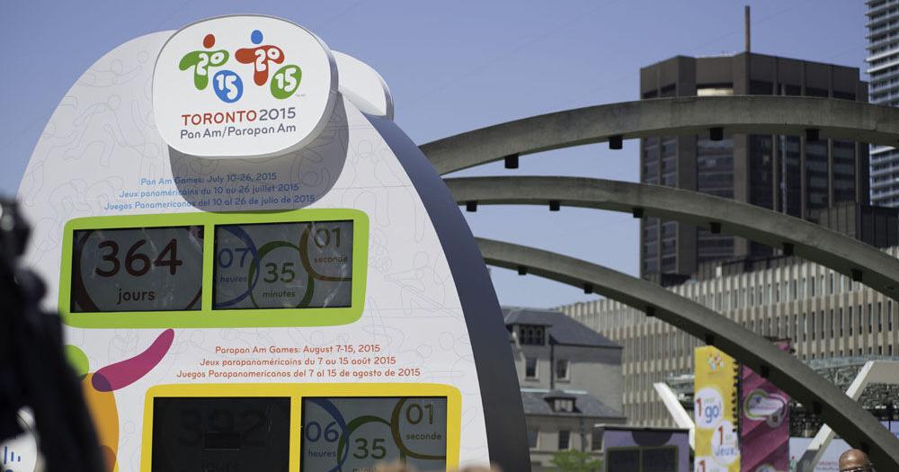 The one-year countdown is on for the Pan Am/Parapan Games in Toronto