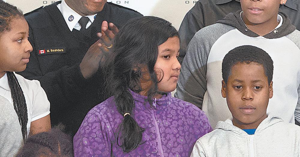 Toronto Police Chief Mark Saunders paid a visit to youth who attend ...