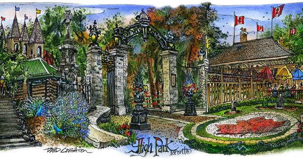 High Park artist creates pen and ink drawing to commemorate 100th ...