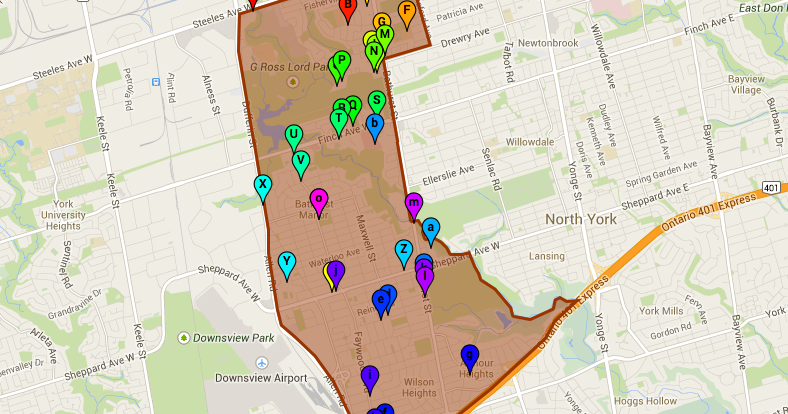 Ward 10 York Centre: Where do I go to vote?