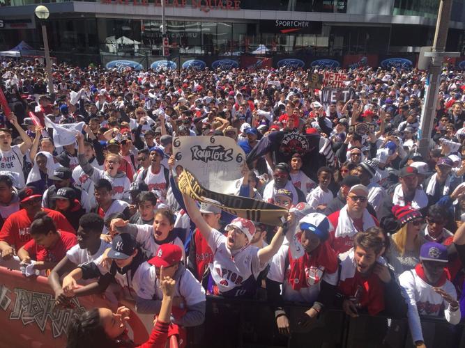 'Jurassic Park' in full roar; Toronto Raptors fans catch NBA playoff ...