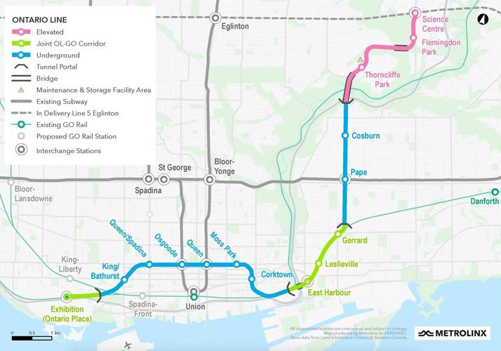 Metrolinx plans to build Ontario Line’s maintenance and storage ...