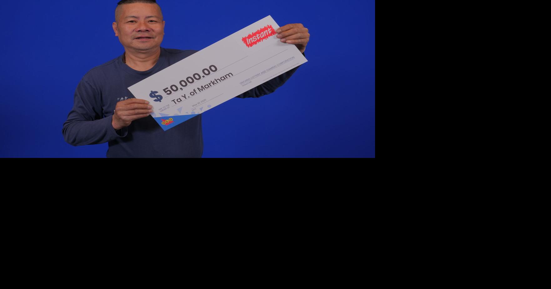 Markham construction workers wins $50K thanks to Instant Bingo ticket ...
