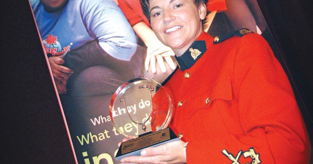 RCMP officer awarded for dedication to youth