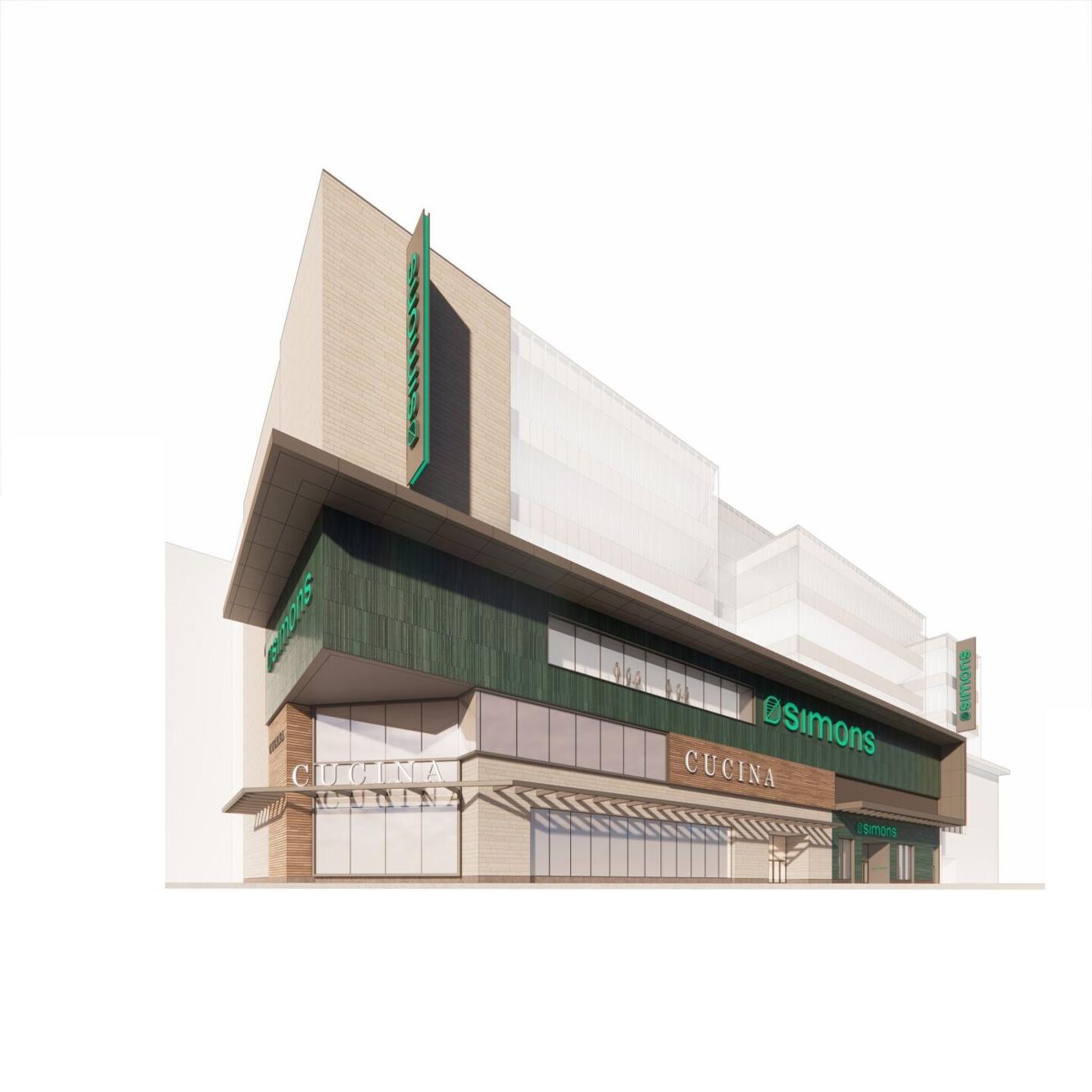 Simons is opening soon at the Toronto Eaton Centre