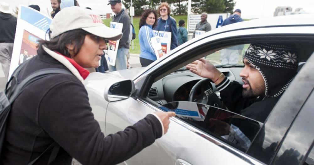 Humber students face strikers