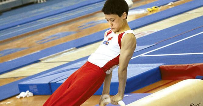 Karstadt brings home bronze in gymnastics